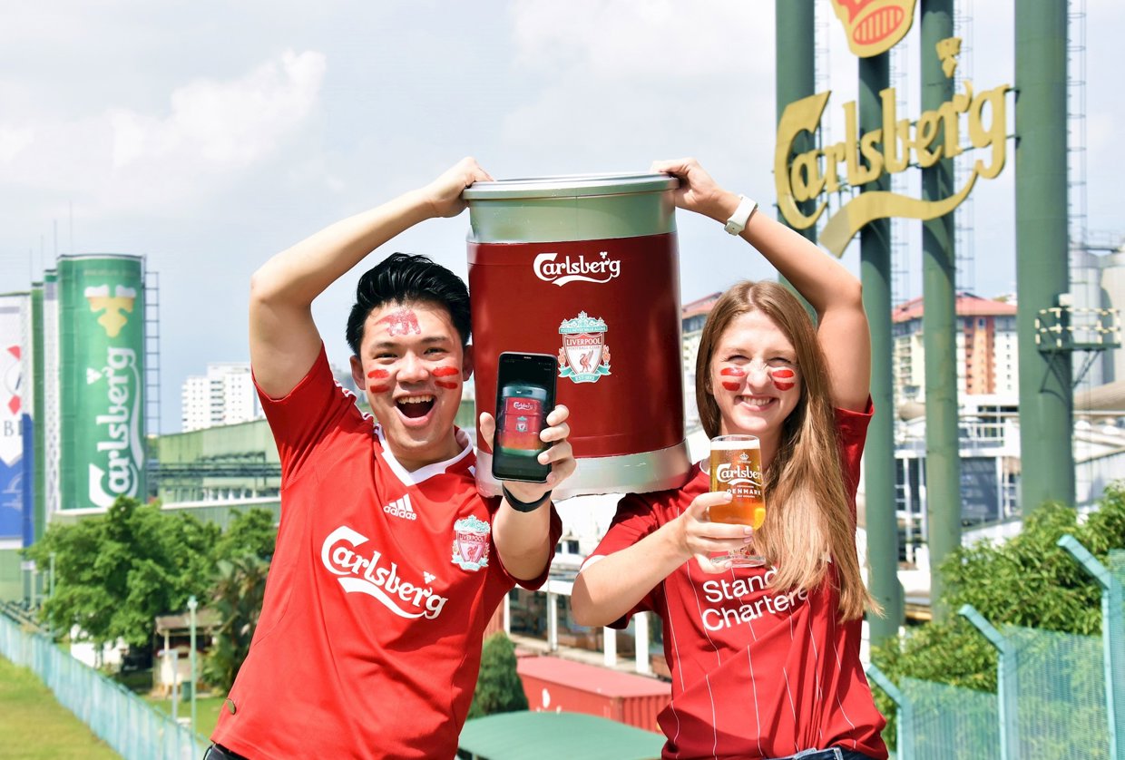 Newsroom » Carlsberg Paints the Town Red for Premier League Champions ...